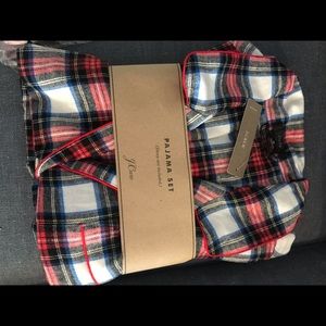 J. Crew | Intimates & Sleepwear | J Crew Flannel Pajama Set | Poshmark